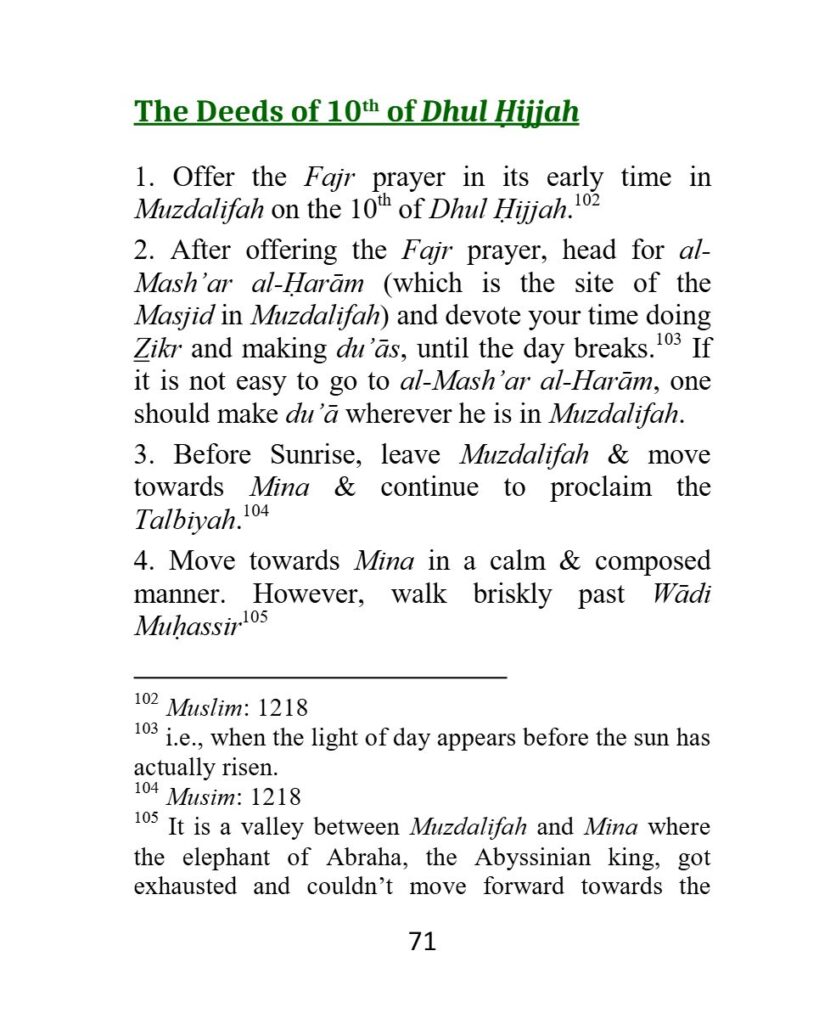 Hajj and Umrah Summarized in the light of Quran and Sunnah – eIslamWorld